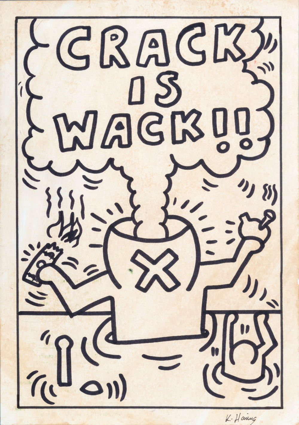 בידספיריט | קית' הרינג (Keith Haring 1958-1990),